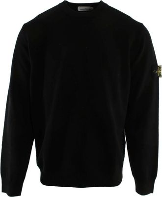 Stone Island Homme, Pulls, Noir, Taille: XL Maille Ras du Cou