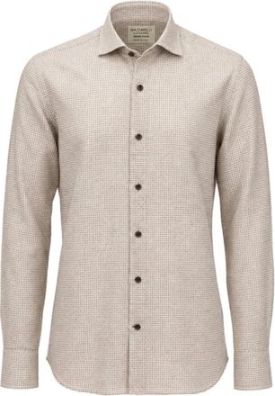 Mazzarelli Homme, Chemises, Brun, Taille: L Chemise Casual