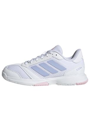 adidas Damen Ligra 8 Womens Indoor Shoes Schuhe, Cloud White/Violet Tone/Clear Pink, 44 2/3 EU
