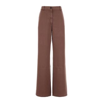 Dries Van Noten Stylische Wide Leg Hose - - Trousers - Damen - Rosa - S
