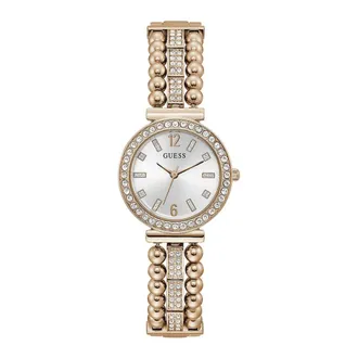 Guess Femme, Accessoires, Jaune, Taille: ONE Size Montre élégante en acier inoxydable or rose