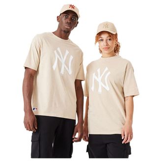 New Era Oversized Shirt - New York Yankees beige - L