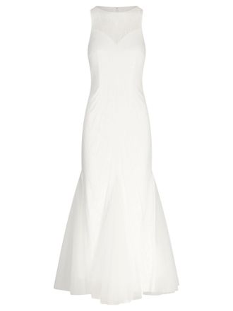 Apart Fashion APART langes Paillettenkleid mit Allover Paillenstickerei, Creme, 44