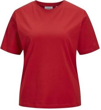 Jack & Jones Jack & Jones Jxanna Reg SS Every Tee JRS Noos T-Shirt, Racing Rouge, XS Femmes
