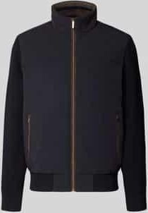 Bugatti Strickjacke mit Rei&szlig;verschlusstaschen