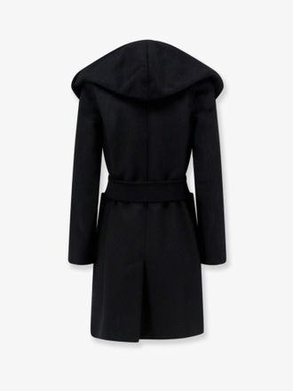 Max Mara Womens Camel Hair Coat Rialto Black