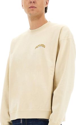 Dsquared2 Logo-Embroidered Cotton Sweatshirt - White