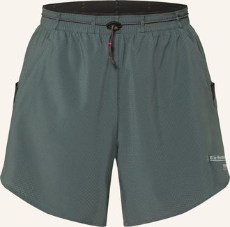 Kl&auml;ttermusen 2-In-1-Laufshorts Diser gruen