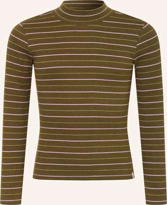 Scotch & Soda Longsleeve Mit Glitzergarn gruen