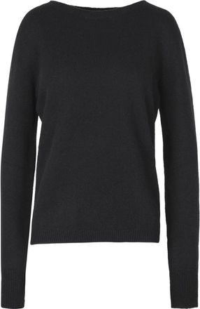 Jucca Femme, Pulls, Noir, Taille: 40 FR Pull en Cachemire à Col Rond