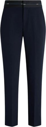 Liu Jo Femme, Pantalons, Bleu, Taille: 40 FR Pantalon avec Ceinture Logo