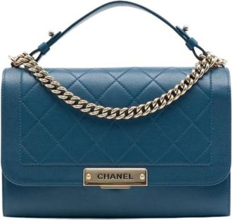 Chanel Sac bandouli&egrave;re Pre-owned - Femme - Pre-owned - Bleu - Taille: ONE Size
