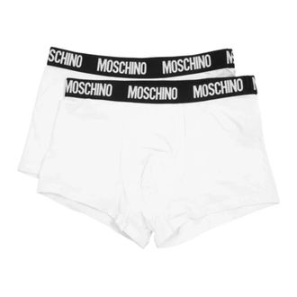Moschino Cotton Stretch Trunk 2er-Pack - - Underwear - Herren - Wei&szlig; - XS