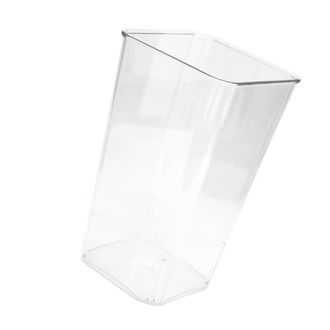 Cabilock Acryl Blumenvase Quadratisch Transparent Dekoratives Mittelst&uuml;ck F&uuml;r Zuhause Wohnzimmer Arbeitszimmer Blumenbeh&auml;lter Zum Arrangieren