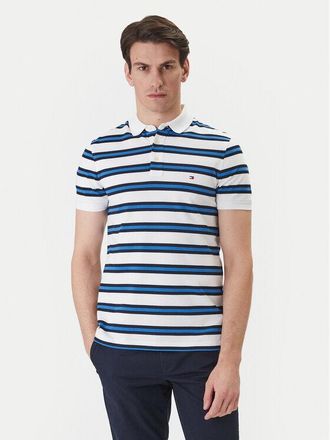 Tommy Hilfiger Poloshirt 1985 MW0MW17771 Blau Slim Fit