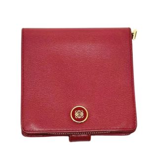 Loewe Pre-owned Leder-Geldb&ouml;rse - - Pre-owned - Damen - Rot - ONE SIZE