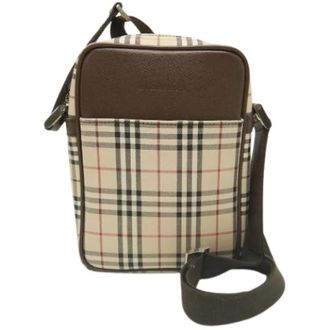 Burberry Pre-owned Vintage Canvas Shoulder Bag - - Pre-owned - Damen - Beige - ONE SIZE