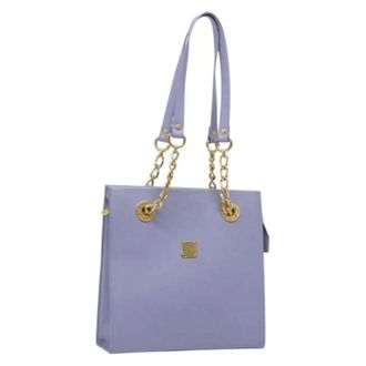 MCM Pre-owned Cuir sacs-main - Femme - Pre-owned - Violet - Taille: ONE Size