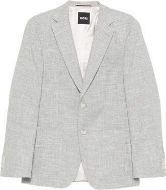 HUGO BOSS Homme, Vestes, Gris, Taille: XL Cotton Viscose Jacket