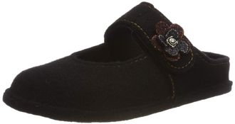 Fargeot Damen MACAO Pantoffeln, Schwarz, 41 EU