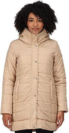 Regatta Femme Pamelina Baffled Quilted Jackets, Moccasin, L EU