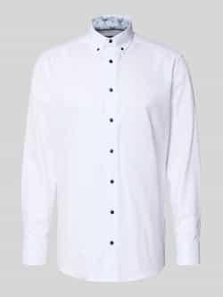 Olymp Regular Fit Business-Hemd mit Button-Down-Kragen