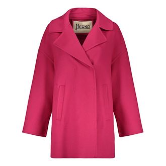 Herno Eleganter Mantel - - Coats - Damen - Rosa - S