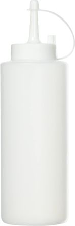 Metaltex 252960 Squeezy Saucenspender 375 ml, Kunststoff, Weiß