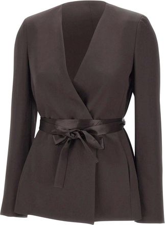 HUGO BOSS Femme, Vestes, Brun, Taille: 44 FR Boss Vestes Marron