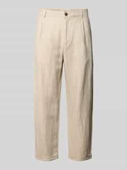 Selected Relaxed Fit Stoffhose aus Leinen-Baumwoll-Mix Modell RON