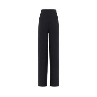 Max Mara Straight Hosen - - Trousers - Damen - Blau - M