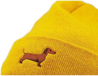 Bavarian Caps Dackel M&uuml;tze, senf, ONE Size