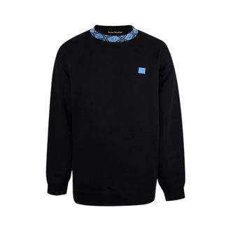 Acne Studios Future Oversized Logo Fleece-Back Jersey Sweatshirt - - Sweatshirts & Hoodies - Herren - Schwarzk - S