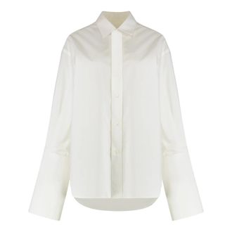 Maison Margiela Shirt aus Baumwolle - - Blouses & Shirts - Damen - Wei&szlig; - XS