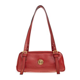 Versace Kleine Schultertasche mit Medusa-Kopf - - Bags - Damen - Rot - ONE SIZE