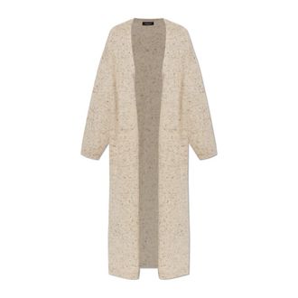 Fabiana Filippi Langer Cardigan mit Lurexfaden - - Knitwear - Damen - Beige - S