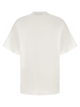 Dolce & Gabbana Logo-Embroidered Cotton T-Shirt - White