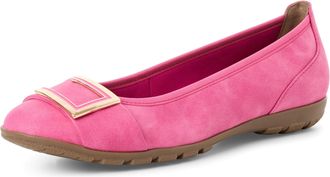 Marco Tozzi Damen Ballerinas mit Zierschnalle Elegant, Rosa (Pink), 37 EU