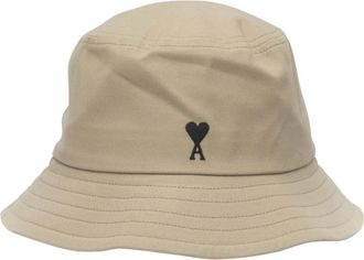 Ami Femme, Accessoires, Beige, Taille: 58 CM De Coeur Bucket Hat