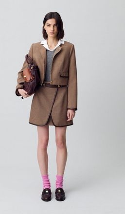 Claudie Pierlot Kurzer Hahnentritt-Rock