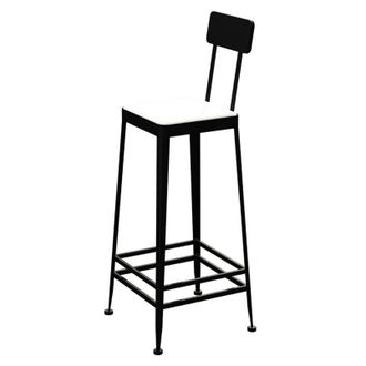 Generic Barhocker aus Kunstleder - Armloser Tresenhocker f&uuml;r K&uuml;cheninsel, Esszimmer und Wohnzimmer - Komfortable Sitzl&ouml;sung