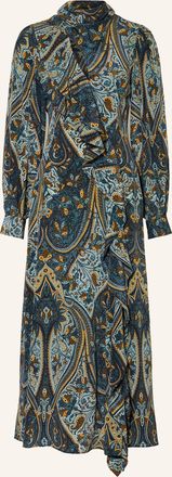 Ulla Johnson Ulla Johnson Seidenkleid Sabrina Mit Volants blau