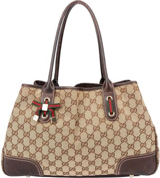 Gucci Crossbody Bags - Gucci GG Monogram Princy Handbag - Gr. unisize - in Braun - f&uuml;r Damen