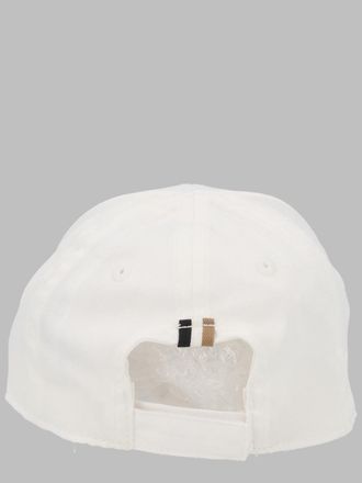 HUGO BOSS J53143K_10P Logo-Embroidered Polyester Baseball Cap - White