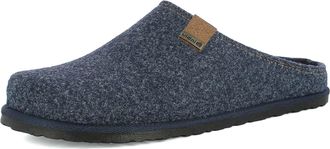 Inblu Herren Pantofole Uomo Ecofriends Con Plantare In Vera Pelle Imbottito Estraibile Hausschuh, Avio, 44 EU