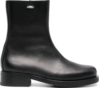 Our Legacy Boots Leather Black Camion