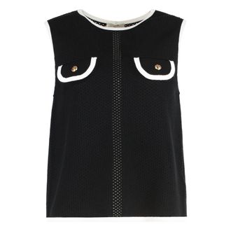 Elisabetta Franchi Damen, Oberteile, Schwarzk, XSGr&ouml;&szlig;e