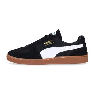 Puma Schwarze Niedrige Mesh-Sneaker - - Shoes - Herren - Schwarzk - 46 EU