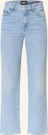 HUGO BOSS Straight Jeans Parkway Slim Fit blau