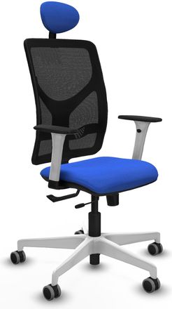 Piqueras y Crespo Schreibtischstuhl, verstellbare Armlehne, h&ouml;henverstellbare Lendenwirbelst&uuml;tze und festes Kopfteil, ausgestattet mit Syncro/Traslack und Schneideschau